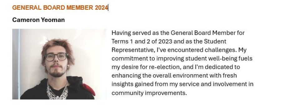 2024 OPSA Advisory Board Nominees - Otago Polytechnic