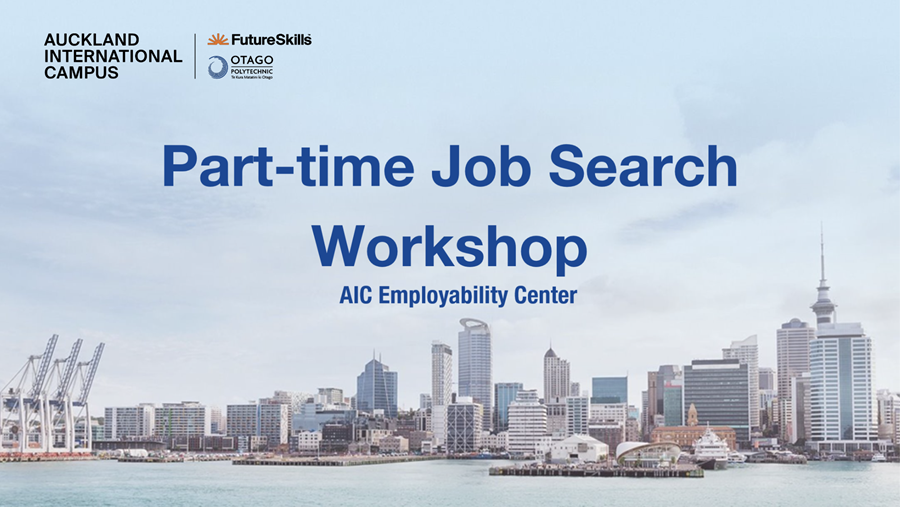 Part-time Job Search Workshop - Otago Polytechnic