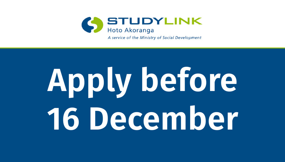 Get your StudyLink sorted - Otago Polytechnic